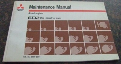 MITSUBISHI 6D22 ENGINE MAINTENANCE MANUAL 6D22/T/TC INDUSTRIAL DIESEL ...