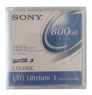 Sony: LTO Ultrium 3 -LTX400G -Data Cartridge 400GB/800GB BRAND NEW ...