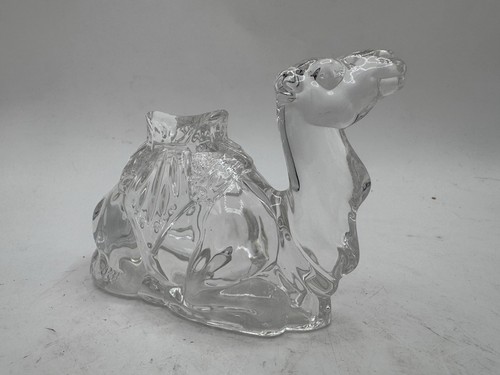 Vintage Princess House Lead Crystal Camel Figurine. Nativity ...