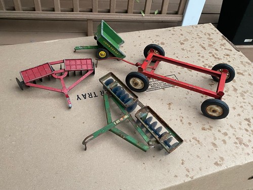 Vintage Farm Toy Implements RUNNING GEAR Mower Cart Discs TRU-SCALE ...