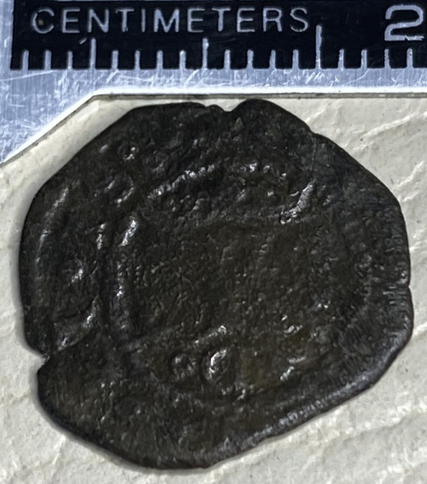 Medieval Coin King Ferdinand & Queen Isabella 1497-1566 Blanca Nice ...