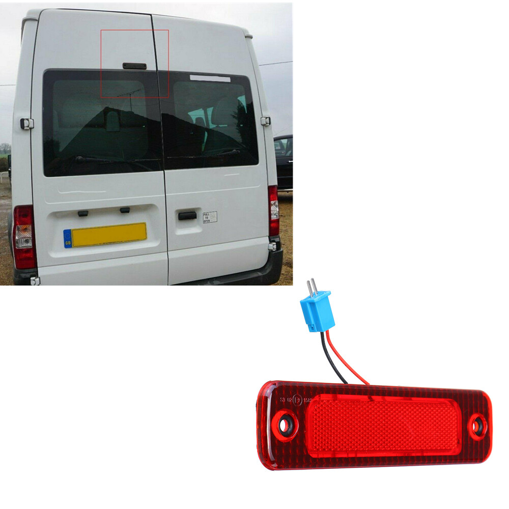 For Ford Transit 06-14 REAR STOP TAIL 3RD UPPER BRAKE LIGHT LAMP & BULB ...