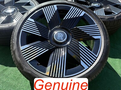 23 SPECTRE ROLLS ROYCE WHEELS OEM SET 4 STOCK 5A2A592 WHEELS REAL ...
