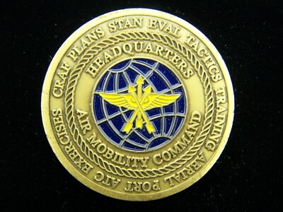 HQ Air Mobility Command Directorate of Operations 1 Star Challenge Coin ...