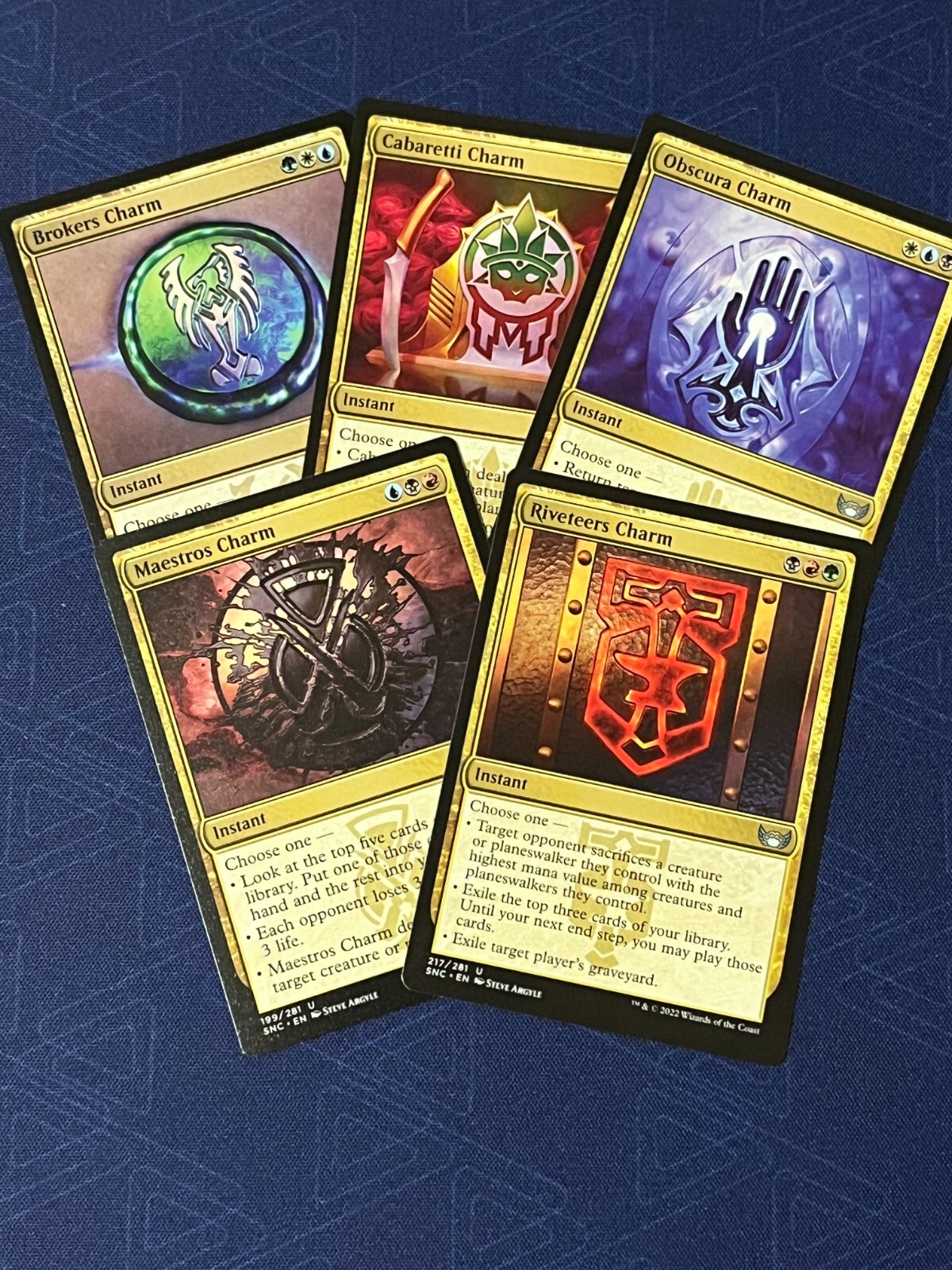 Capenna Charm Cycle MTG set 5x - Streets of New Capenna - NM Magic ...