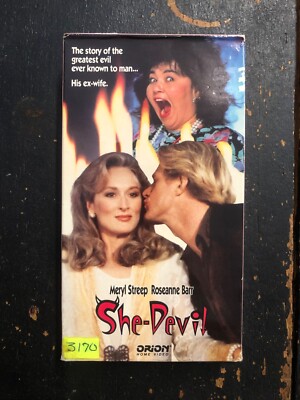 She-Devil (VHS, 1990) ROSEANNE BARR MERYL STREEP 23568087528| eBay