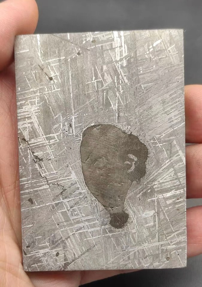 259g Swedish M Iron Meteorite Space Meteorite Slice Meteorite Cut ...
