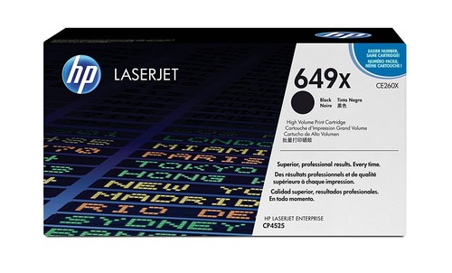 3x HP Genuine 649X CE260X BLACK High Yield Toner For Color LJ CP4525 ...