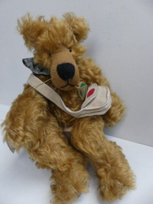 HC0009 Hermann Coburg Pietro ca. 30 cm Annette Rauch Künstlerbär Mohair ...