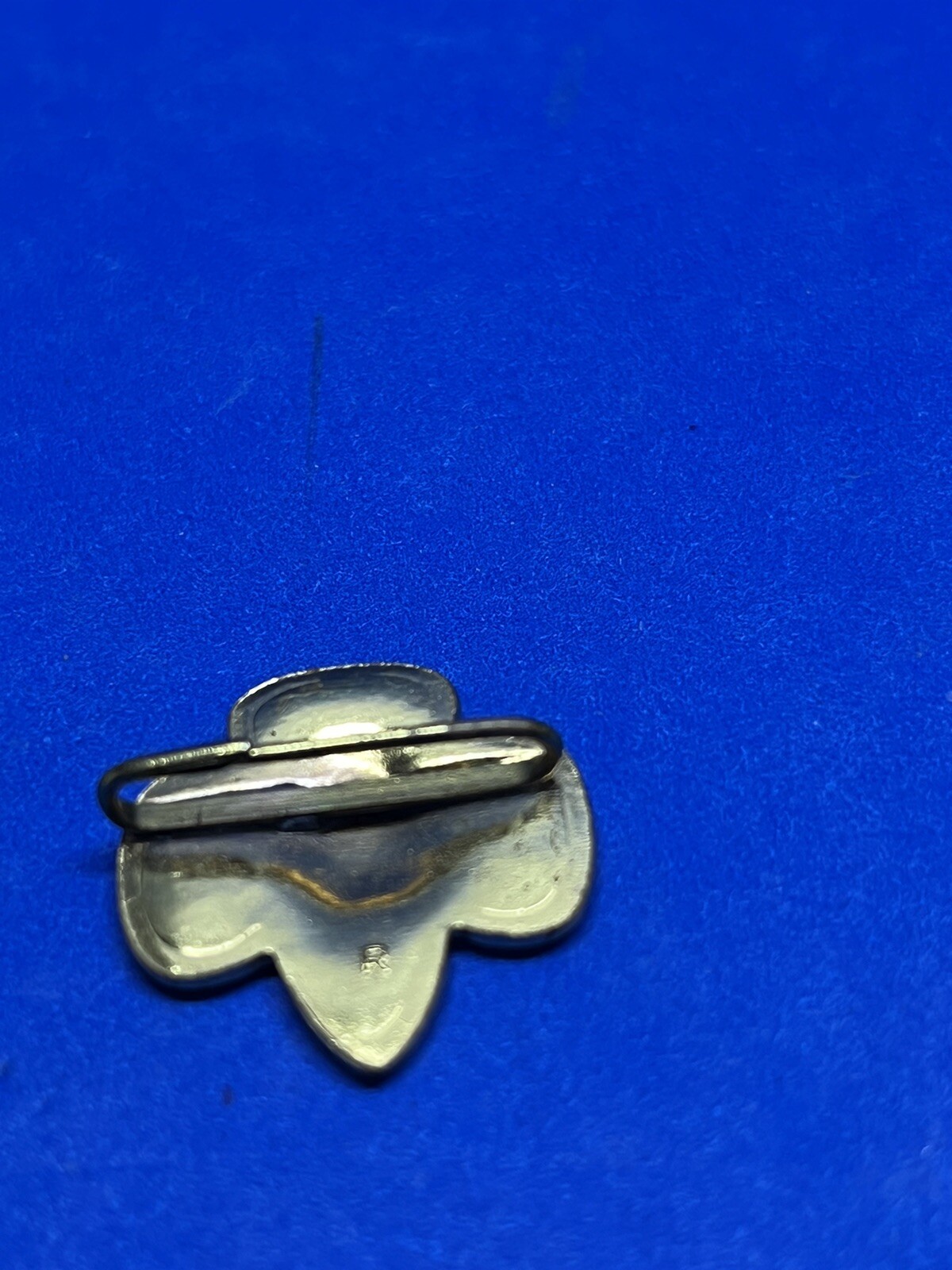 Girl Scouts Trefoil Pin Bald Eagle Shield 1980s Gold Tone Vintage ...