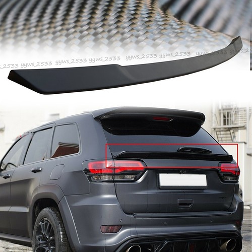 Matte Black Rear Mid Wing Spoiler Trunk For 13-21 Jeep Grand Cherokee ...