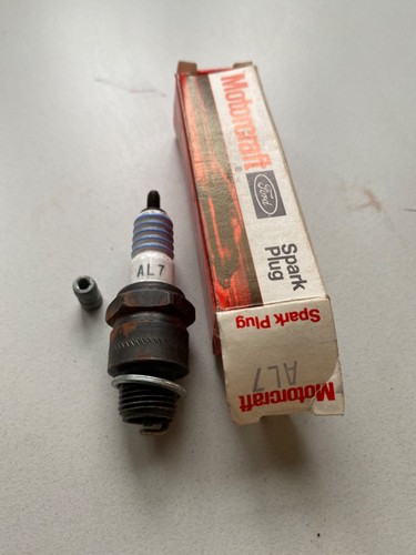 NOS Ford Motorcraft AL7 Spark Plug Single Spark Plug *Rare* Brand New ...