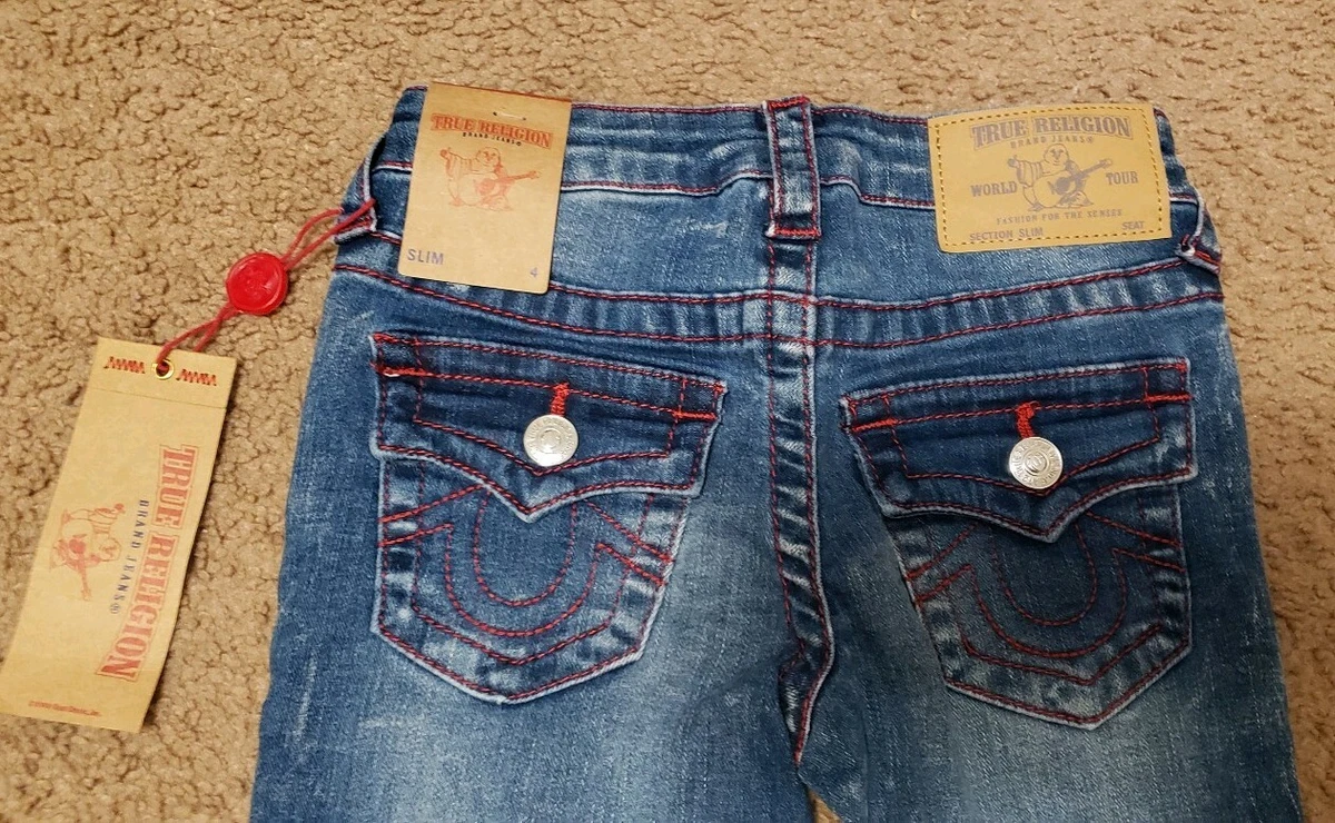 Red True Religion Jeans Boys