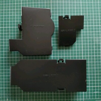 OEM Replacement Bottom Port Cover Set Black For Nintendo GameCube ...