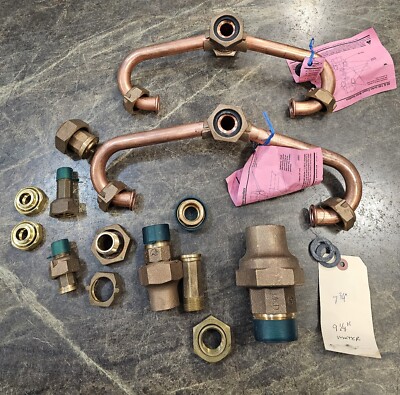 NEW! A.Y. McDonald Copper Water Meter Setter Horizontal Horn W/ Misc ...