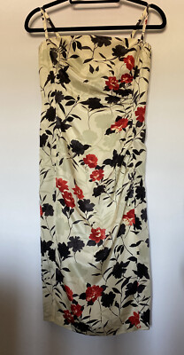 Paddy Campbell Silk Dress Size 8 With Scarf/wrap | eBay UK