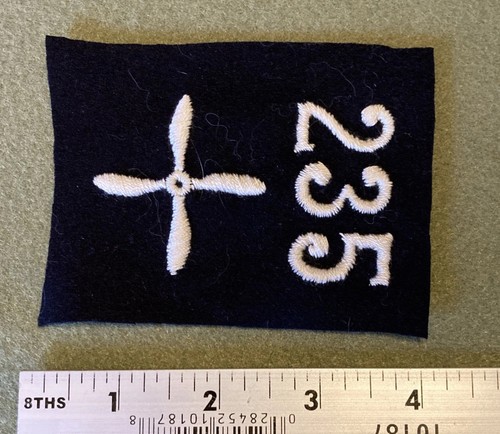 Fine WW1 US Army, 235th Aero support squadron, embroidered patch, Kelly ...