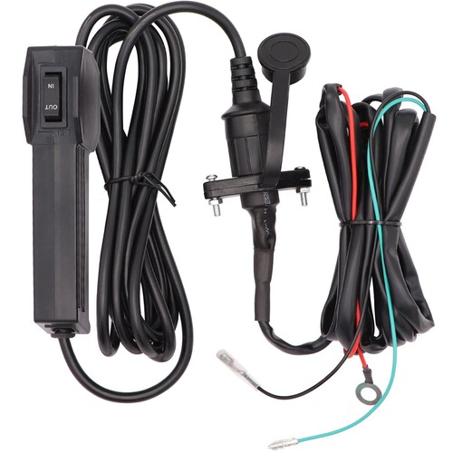 12V Winch Corded Hand Controller Remote Control Kit for ATV UTV Winch ...