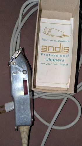 Vintage Andis Master Model M 2 Speed Electric Hair Clipper Heavy Steel ...