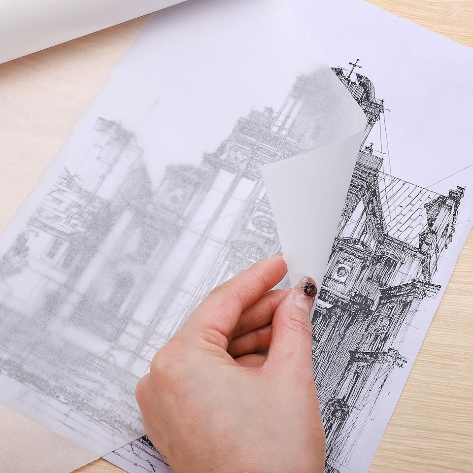 Tracing Paper Roll 43Cm X 23M, Sketching & Tracing Paper for Drawing ...