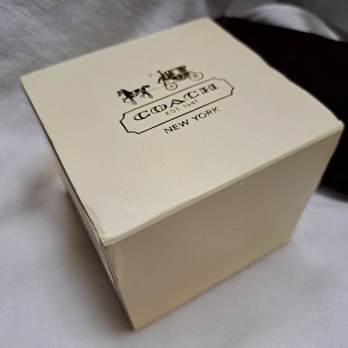 Coach Watch Box, Cream Color *EMPTY* 3.5x3.5 | eBay