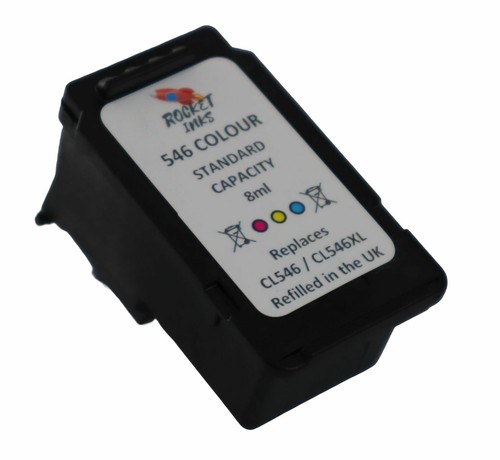 CL546 Colour Refilled Ink Cartridge For Canon PIXMA MG2545S Inkjet ...