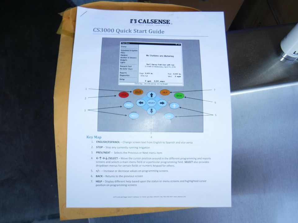 Calsense CS3000 48 station Irrigation Controller Brand new | eBay
