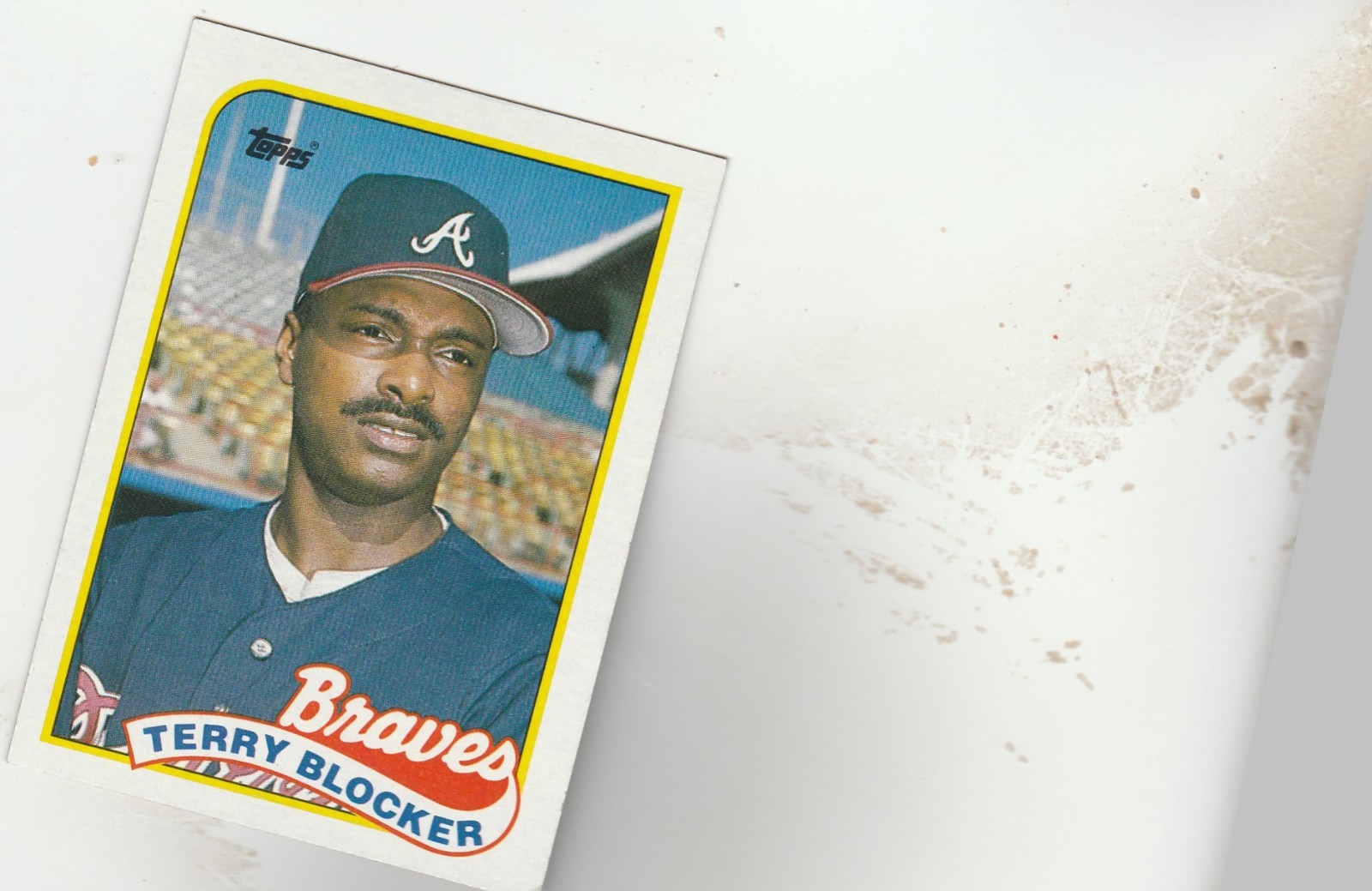 FREE SHIPPING-MINT-1989 Topps #76 Terry Blocker Braves | eBay