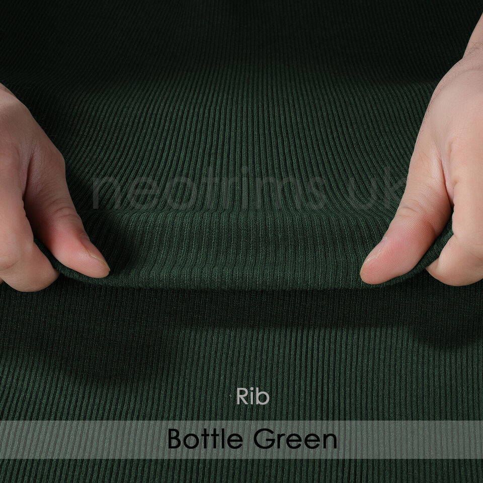 Rib Knit Trim Fabric,Ribbing Material For Cuffing Waistband,Stretch ...