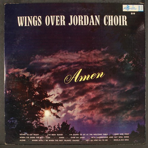 WINGS OVER JORDAN CHOIR: amen KING 12" LP 33 RPM | eBay