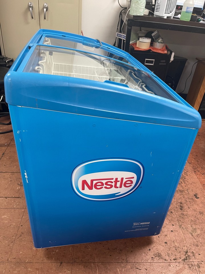 AHT RIO S 100 Sliding Glass Top 2 Door Ice Cream Freezer Merchandiser ...