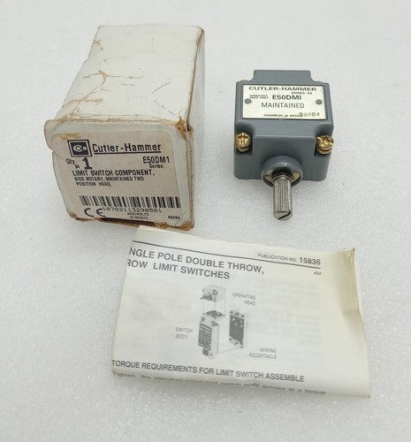 Cutler Hammer E50DM1 Limite Interrupteur Composants | eBay