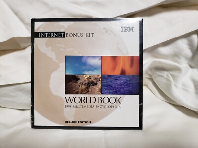 World Book 1998 Multimedia Encylopedia Deluxe Edition (CD, 1997 IBM ...