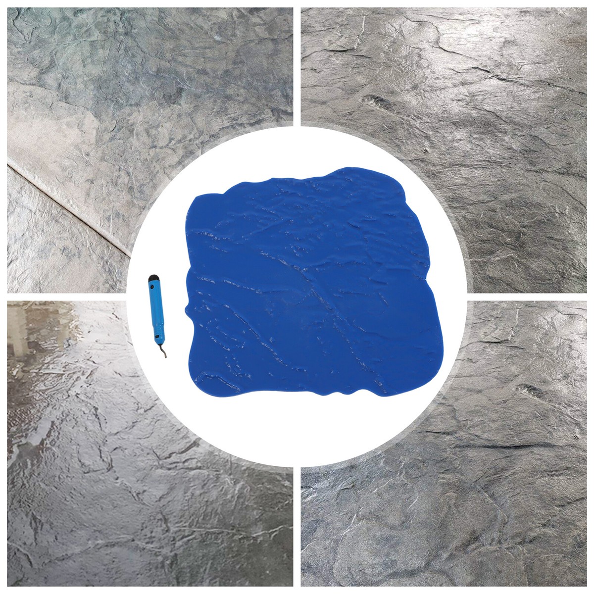 Mats For Sale 18" X 18" Concrete Seamless Stamp Mat, PU Concrete ...