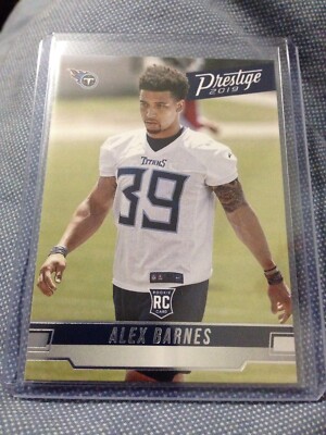ALEX BARNES 2019 PRESTIGE FOOTBALL ROOKIE RC #284 TENNESSEE TITANS | eBay