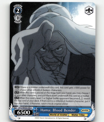 Weiss Schwarz - Hama: Blood Bender - Avatar: The Last Airbender | eBay