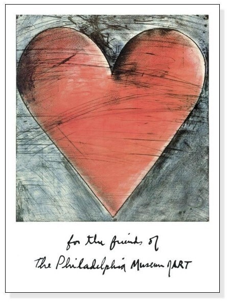 Jim Dine Hearts Poster
