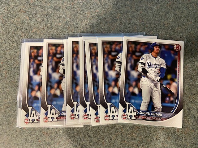 Lot of 20 assorted 2025 Shohei Ohtani Version Cards Topps Bowman | eBay