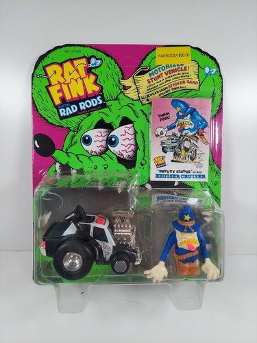 Rat Fink Rad Rods Kenner 1990 Deputy Sludge In His Bruiser Cruiser New ...