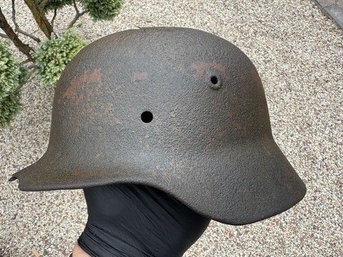 WW2 German Helmet M40 SE64– Relic from Kurland Battlefield #140 | eBay