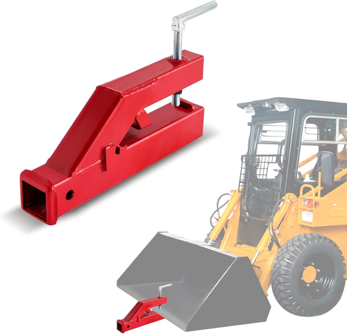 Insert Forklift Trailer Hitch Receiver for Dual Pallet Forks Towing ...