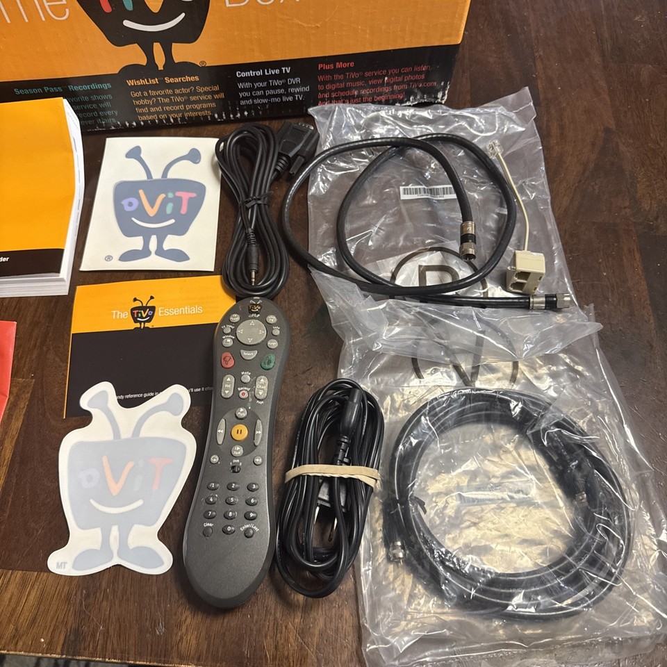Tivo Series 2 Digital Video Recorder DVR TCD240080 & Accessories 80 ...