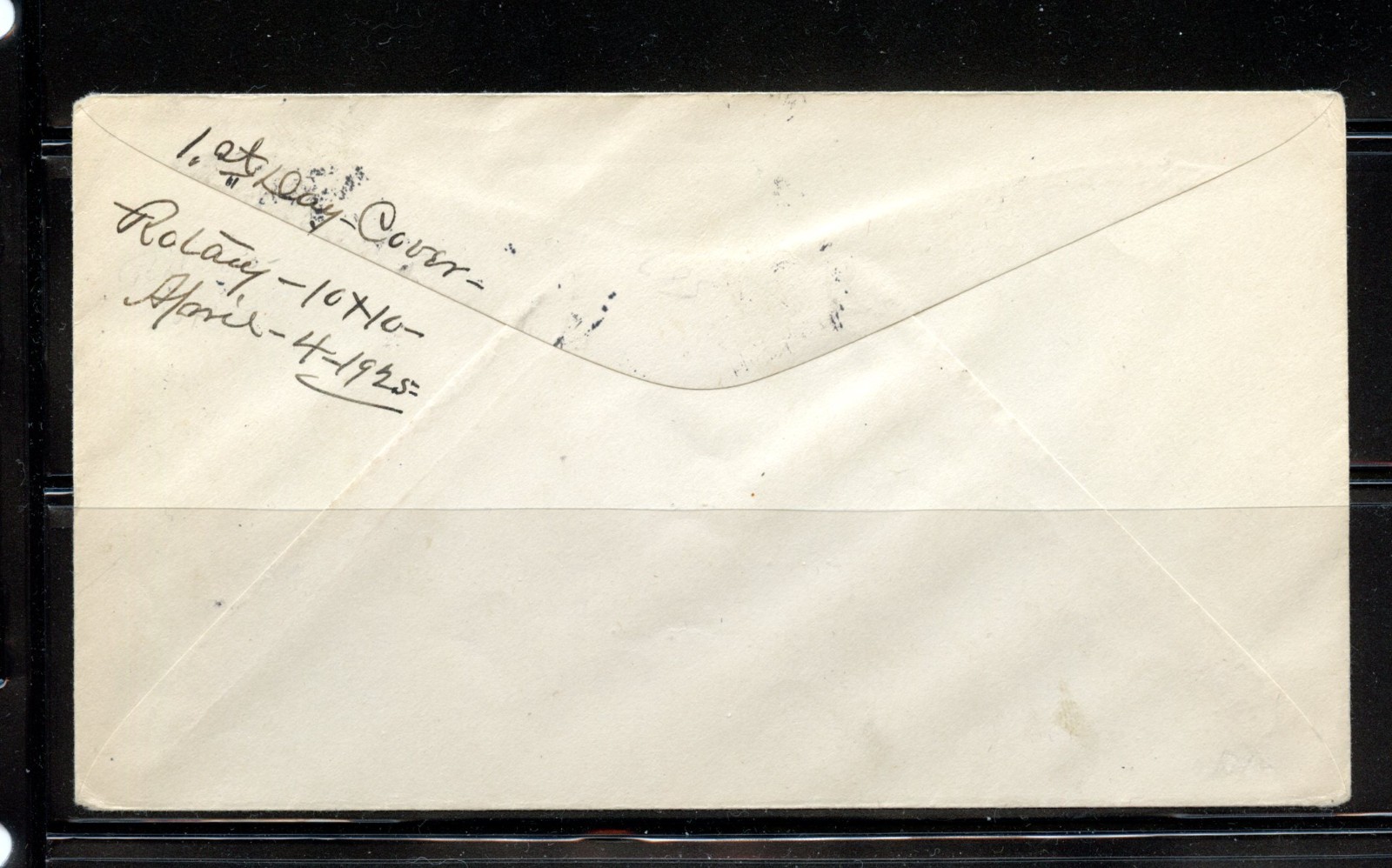 U.S. #587 (U678) block of 4, Garfield, FDC dated Apr 4, 1925, Used, VF ...