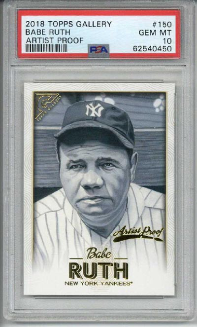 2018 Topps Gallery - Babe Ruth #150 Artist Proof for sale online | eBay