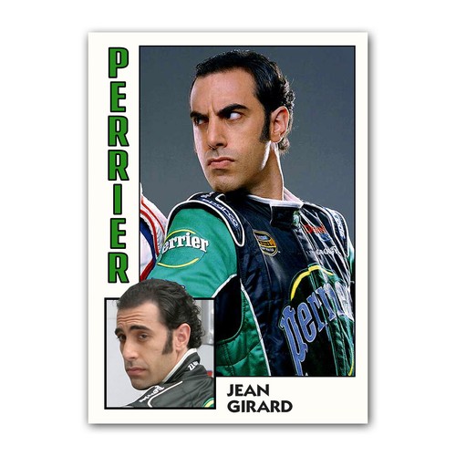 Jean Girard Talladega Nights Trading Card Reprint Sacha Baron Cohen ...