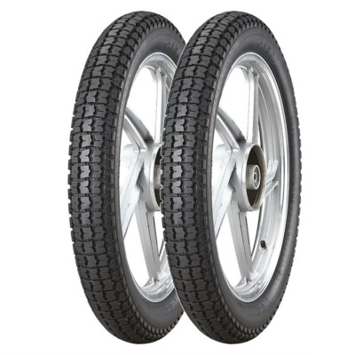 Royal Enfield Bullet 500 Trials Anlas NR-14 Tyre Pairs 3.50-19 57P & 3. ...