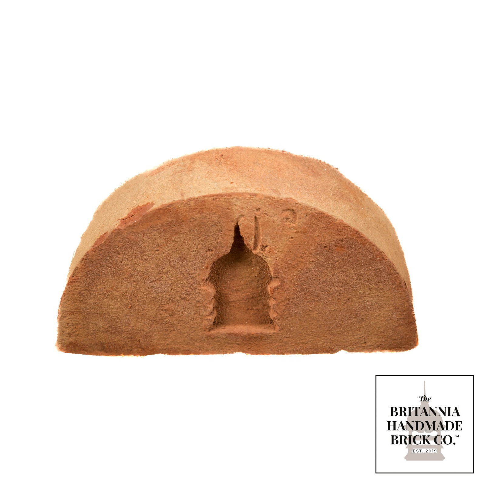 Half Round Red Coping, Half Cheese Moon "BRITANNIA BRICKS" Handmade ...