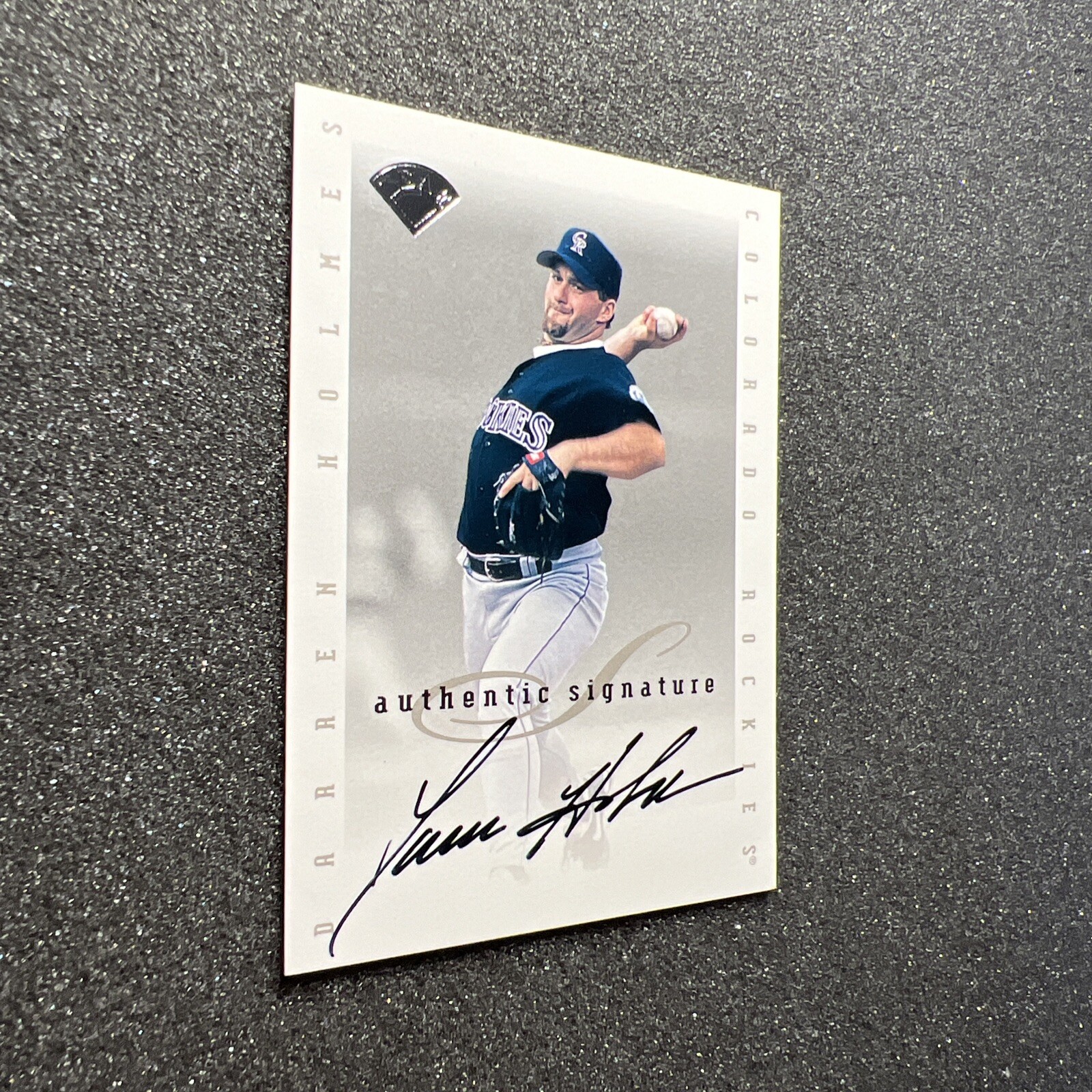 1996 Leaf Signature Series DARREN HOLMES Colorado Rockies AUTO ...