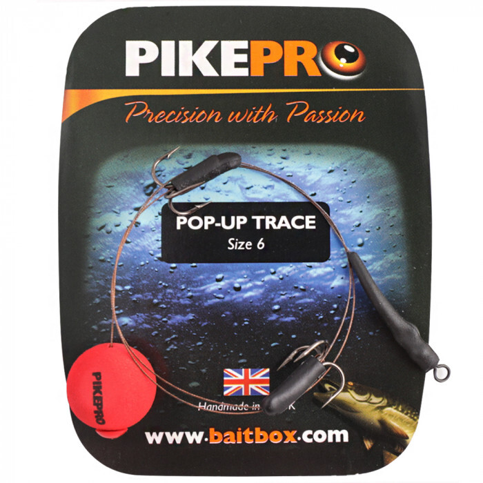PikePro Ready Made Pike Traces-Single & Double Hook+Pop Up Traces | eBay UK