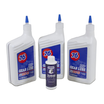 Yukon Gear 3 Qt. 80W90 Conventional Gear Oil w/Posi Additive OK 3-QRT ...